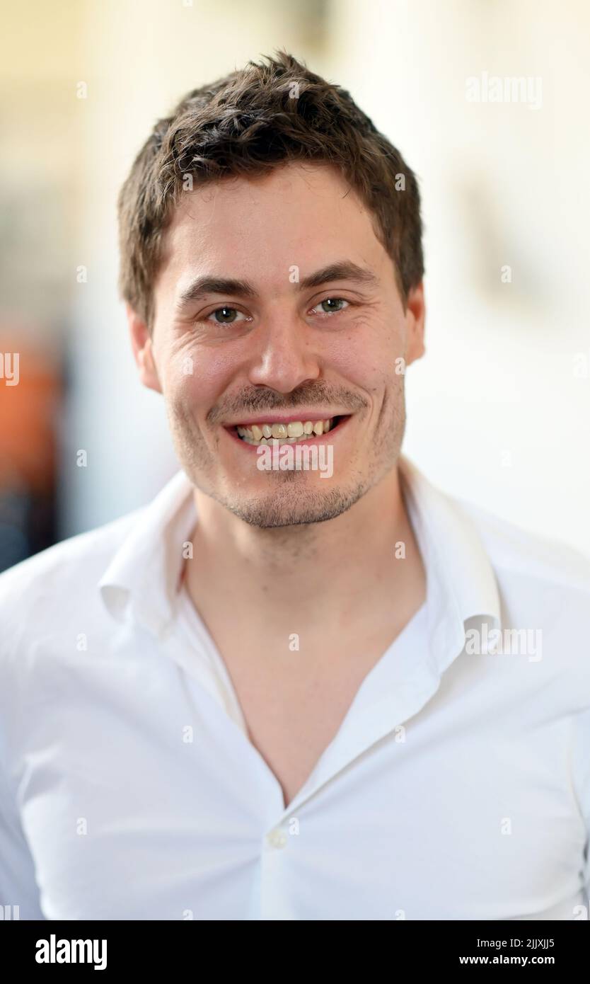 Karlsruhe, Germany. 09th June, 2022. Marius Krämer, CEO of Heyvie ...