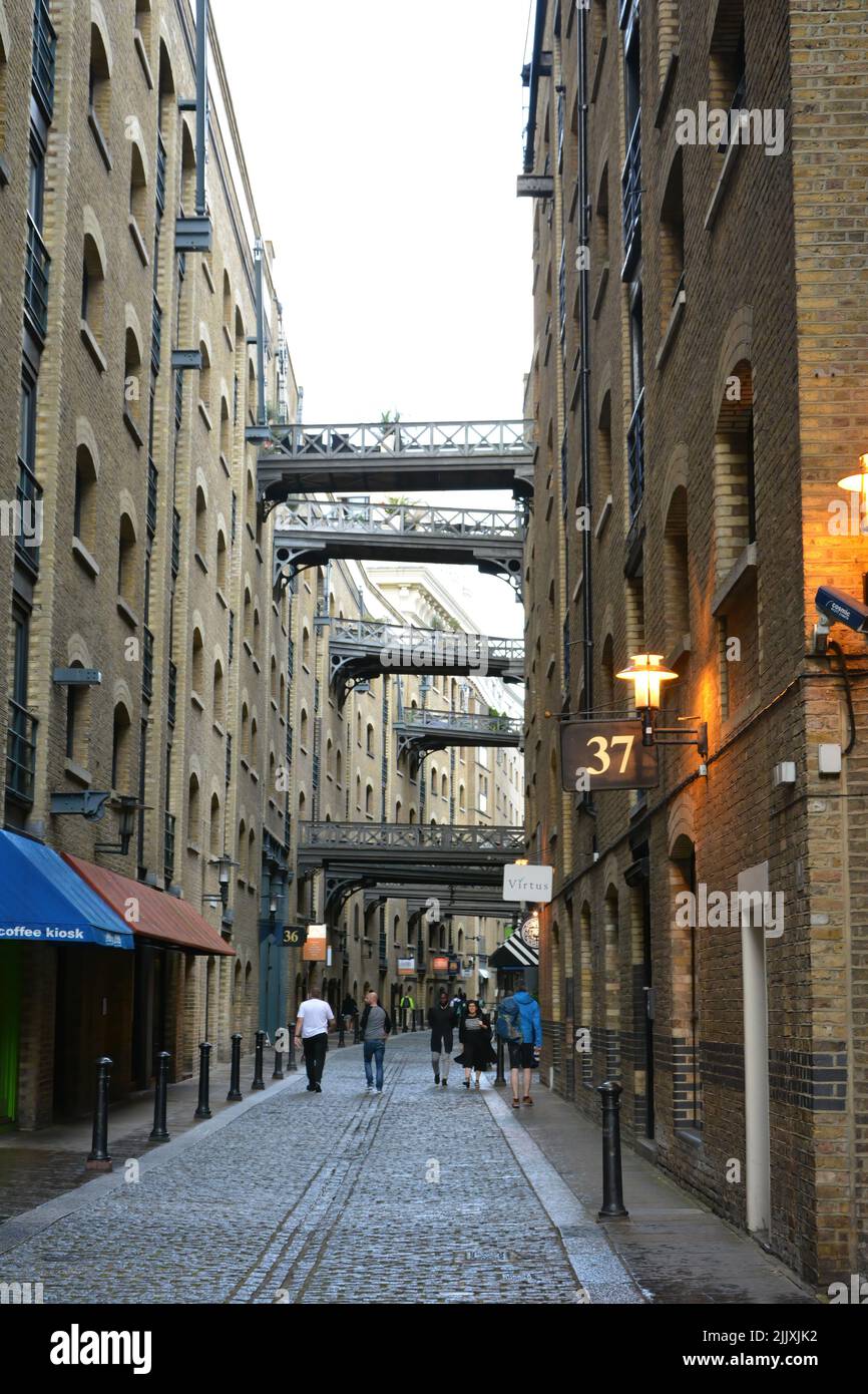 Converted old warehouse buildings in central London Stock Photo - Alamy
