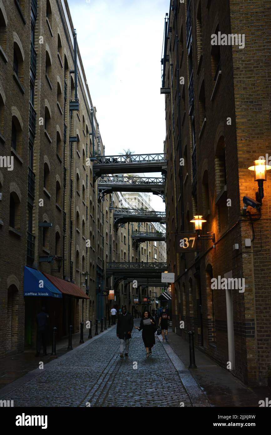 Converted old warehouse buildings in central London Stock Photo - Alamy