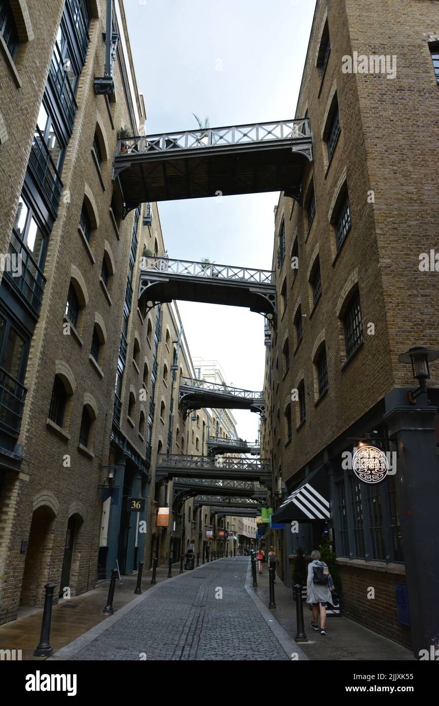 Converted old warehouse buildings in central London Stock Photo - Alamy
