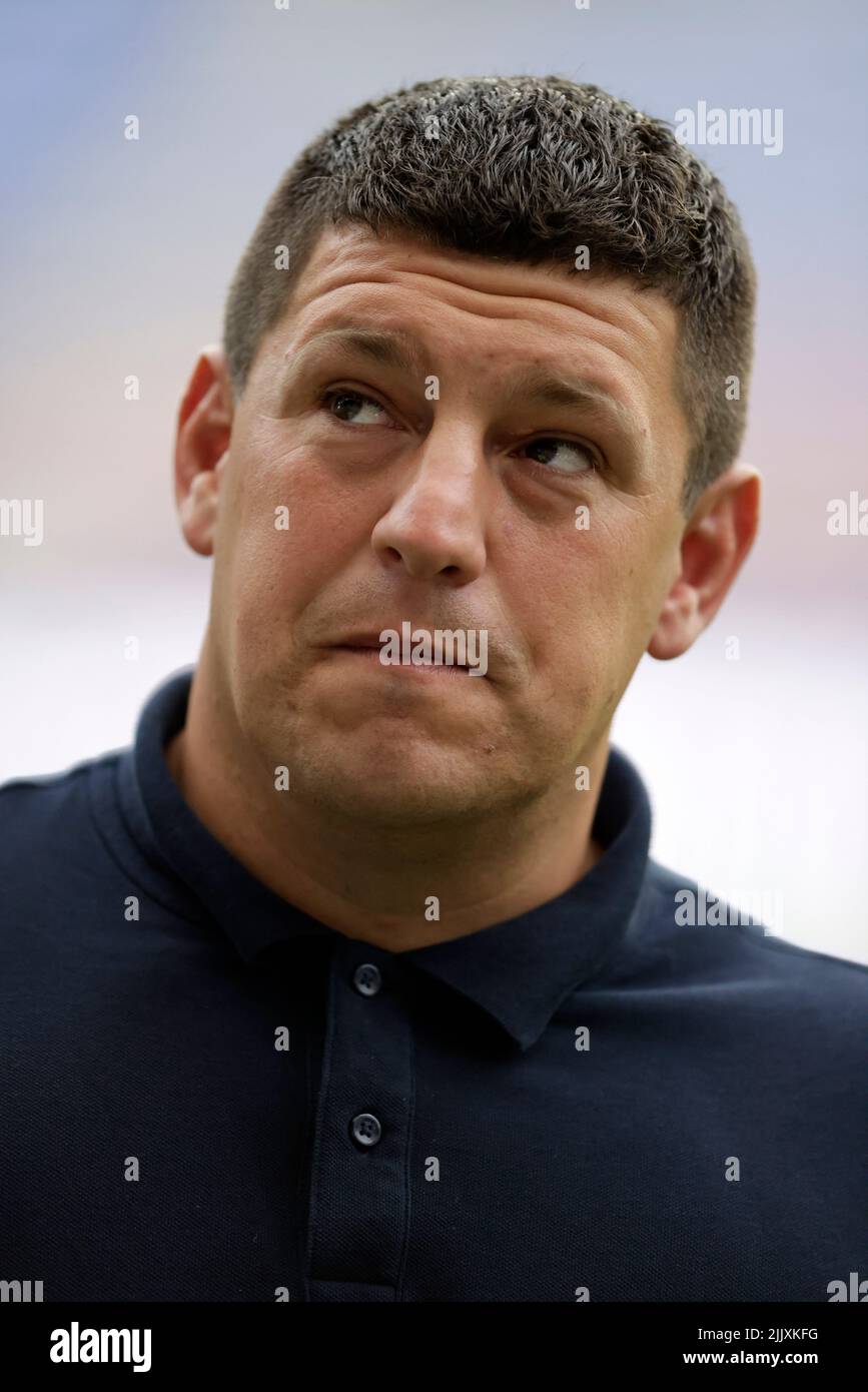 Wigan warriors Head Coach Matt Peet before the Betfred Super League ...