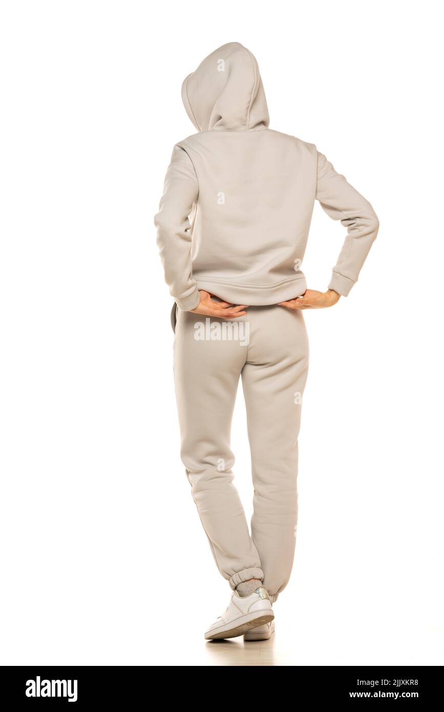 Female hood rear view hi-res stock photography and images - Alamy