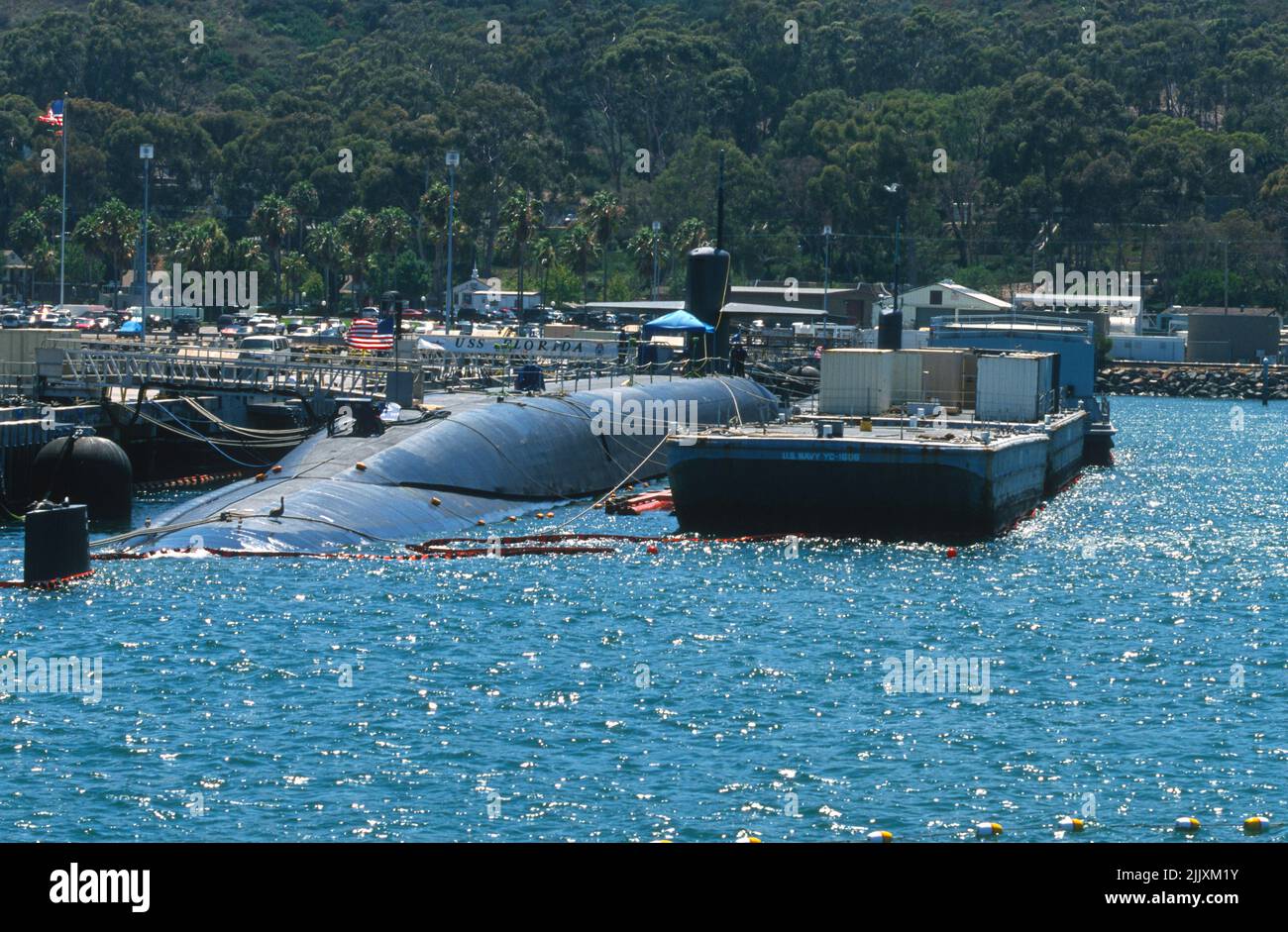 USS Florida docked at Naval Base Point Loma, San Diego, California ...