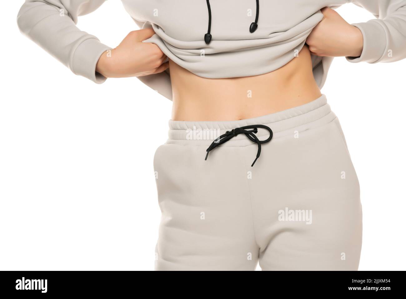 Showing her belly hi-res stock photography and images - Alamy