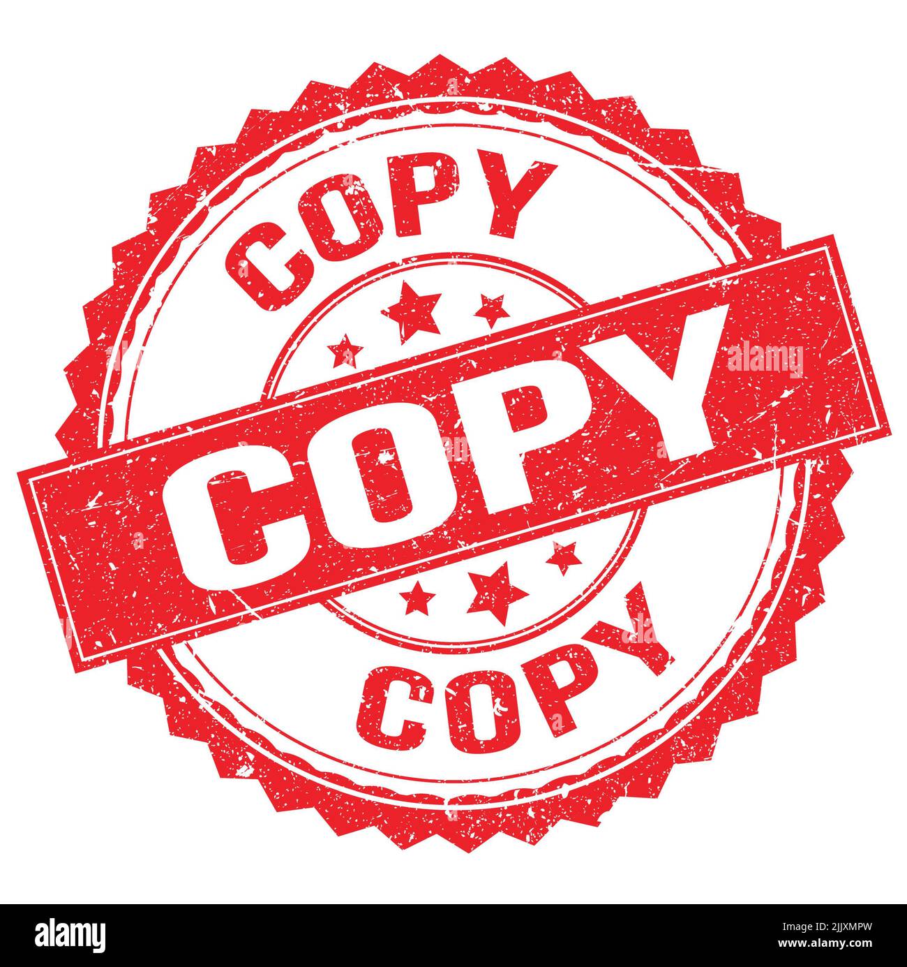 COPY text written on red round stamp sign Stock Photo - Alamy