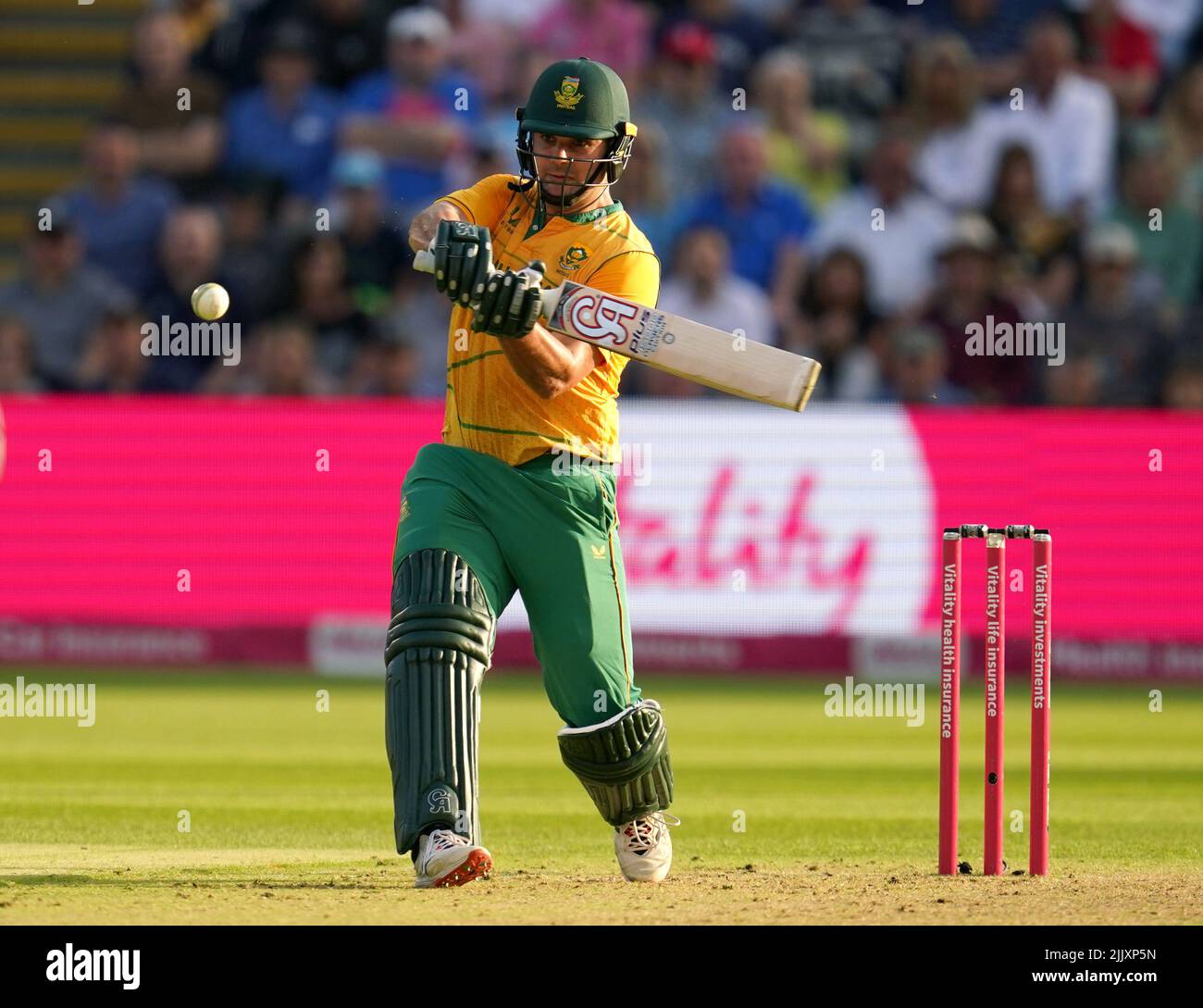 South Africa's Rilee Rossouw during the second Vitality IT20 match at ...