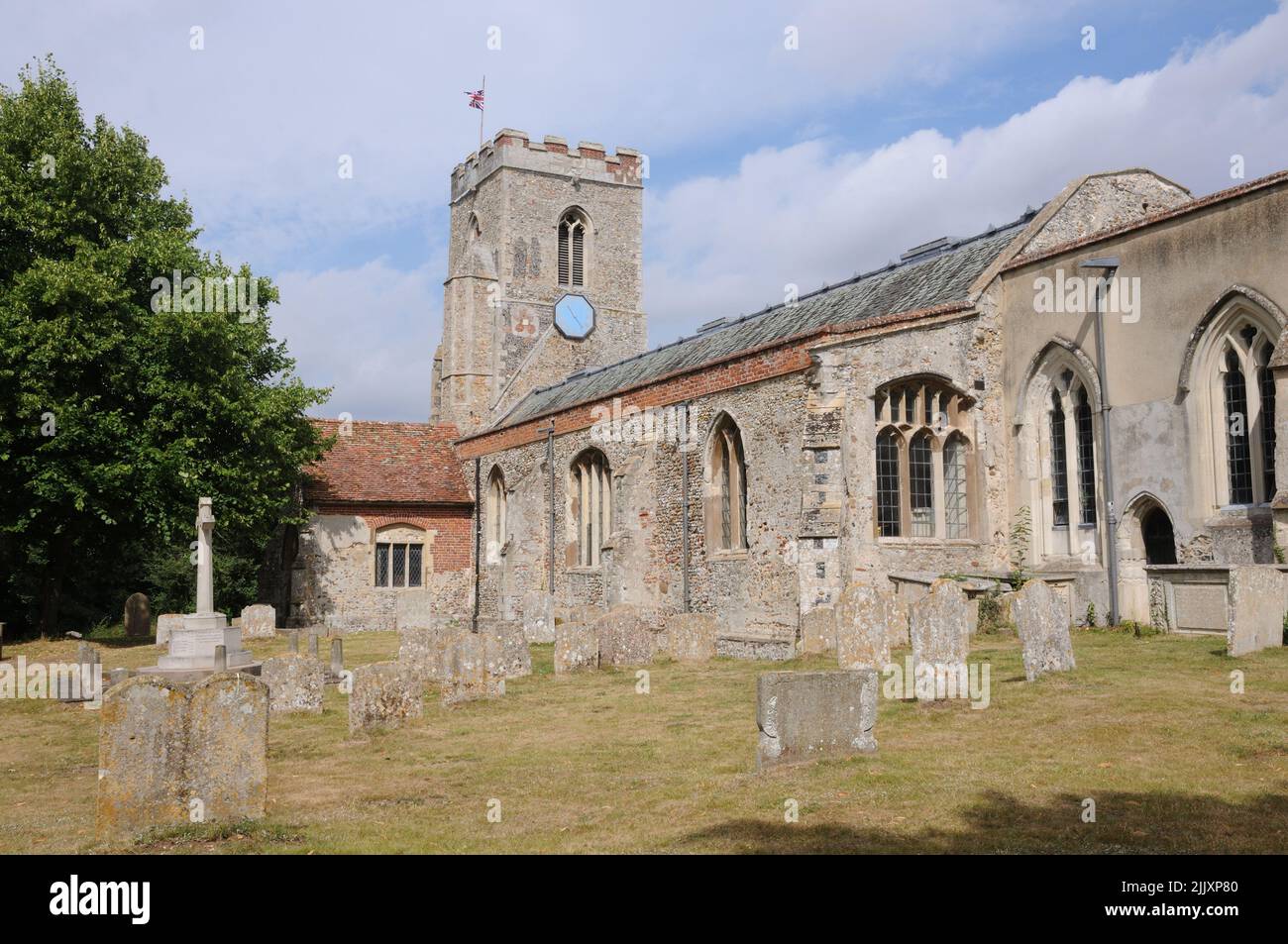 St Peter & St Paul Church, Kedington, Suffolk Stock Photo - Alamy