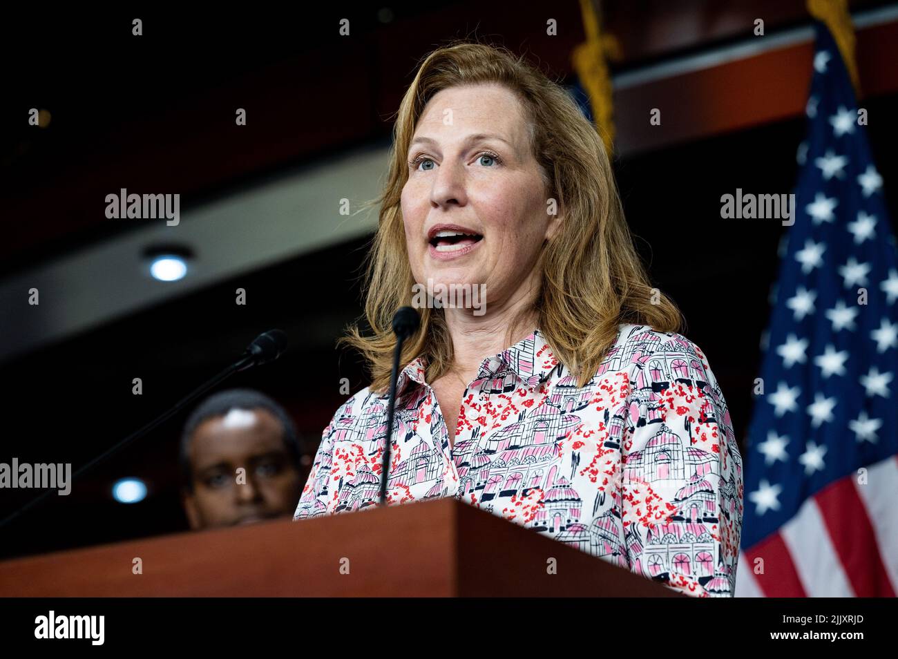 Washington, U.S. 28th July, 2022. U.S. Representative Kim Schrier (D-WA ...