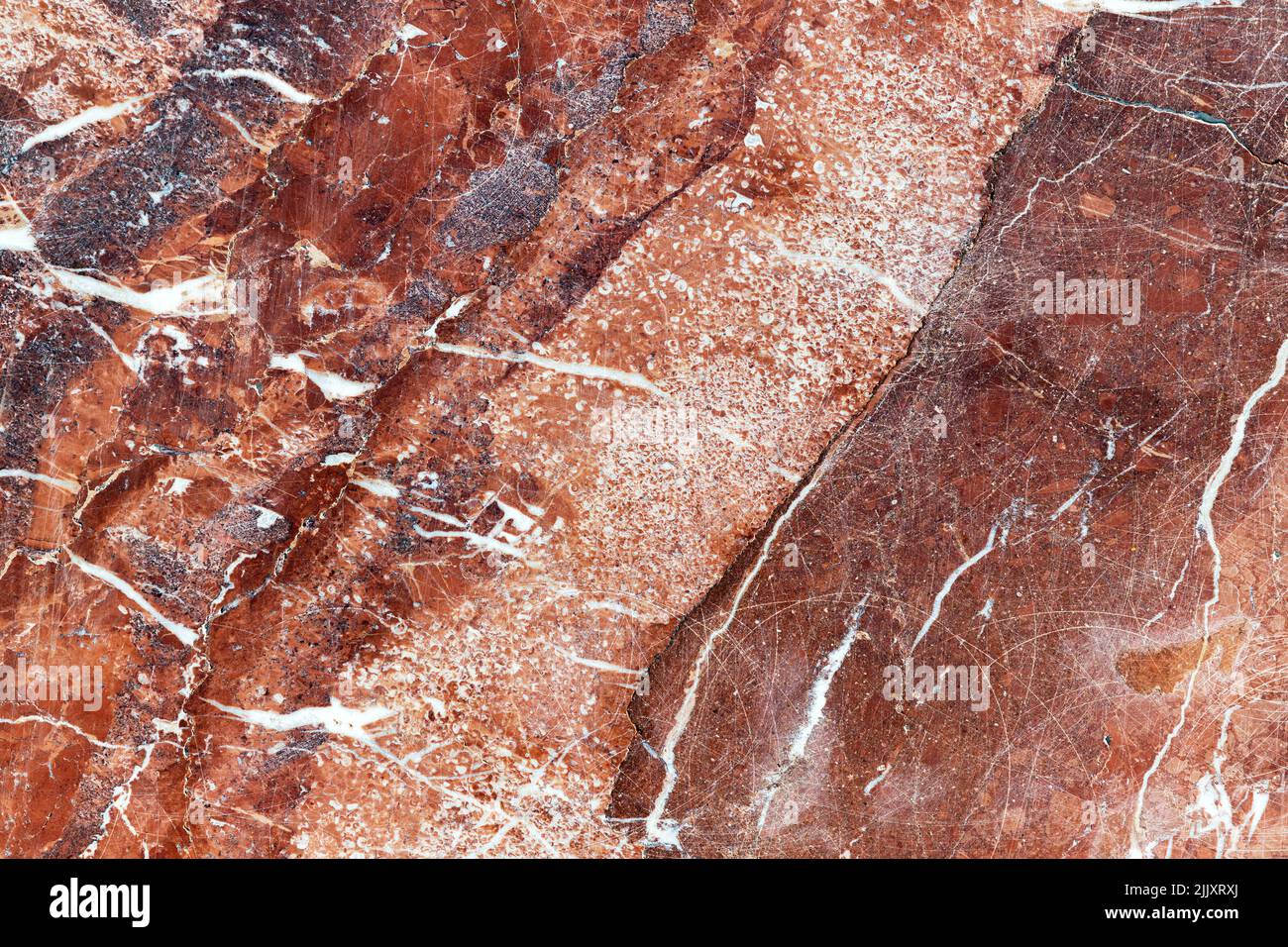 Red marble pattern. Natural stone plate background photo texture. Front ...