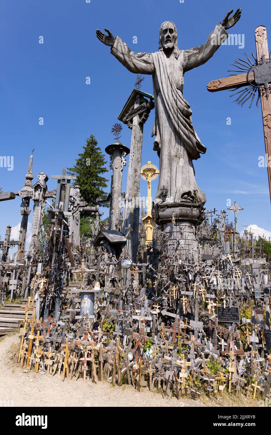 Hill of Crosses Lithuania, a site of christian religious pilgrimage ...