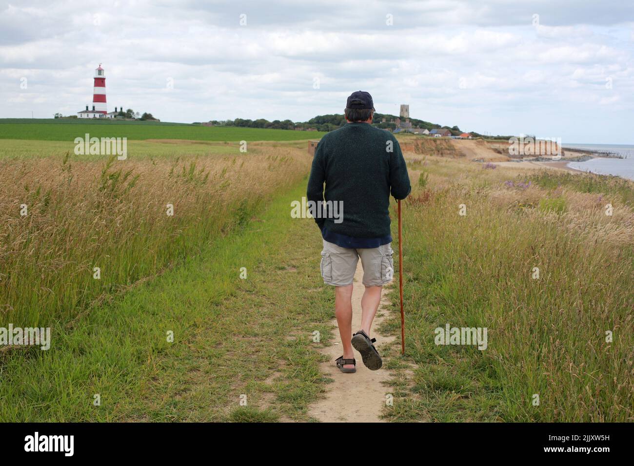 red and white candy striped lighthouse Stock Photo - Alamy