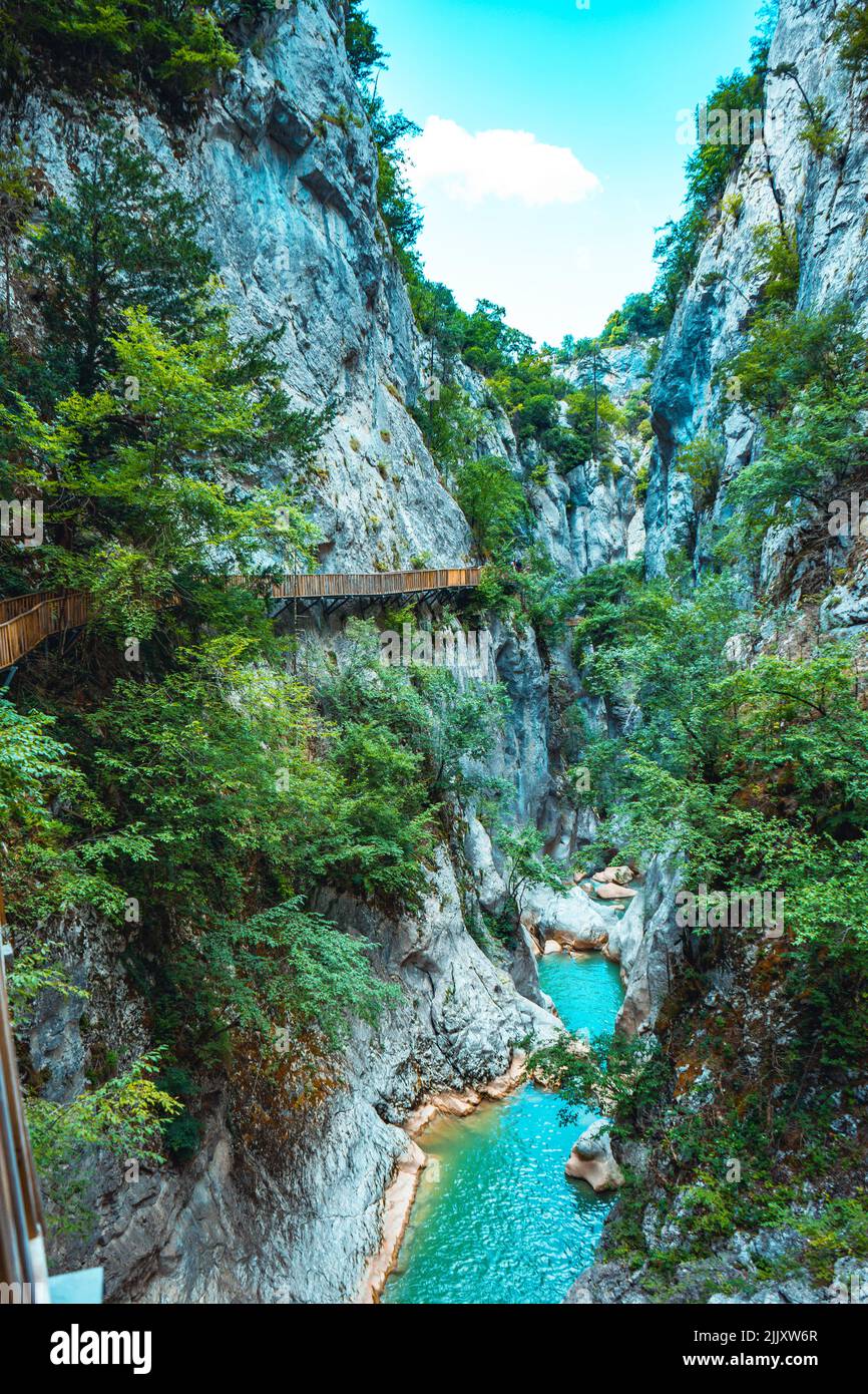 Horma Canyon. Kure Mountains National Park. Horma Canyon hiking trail ...