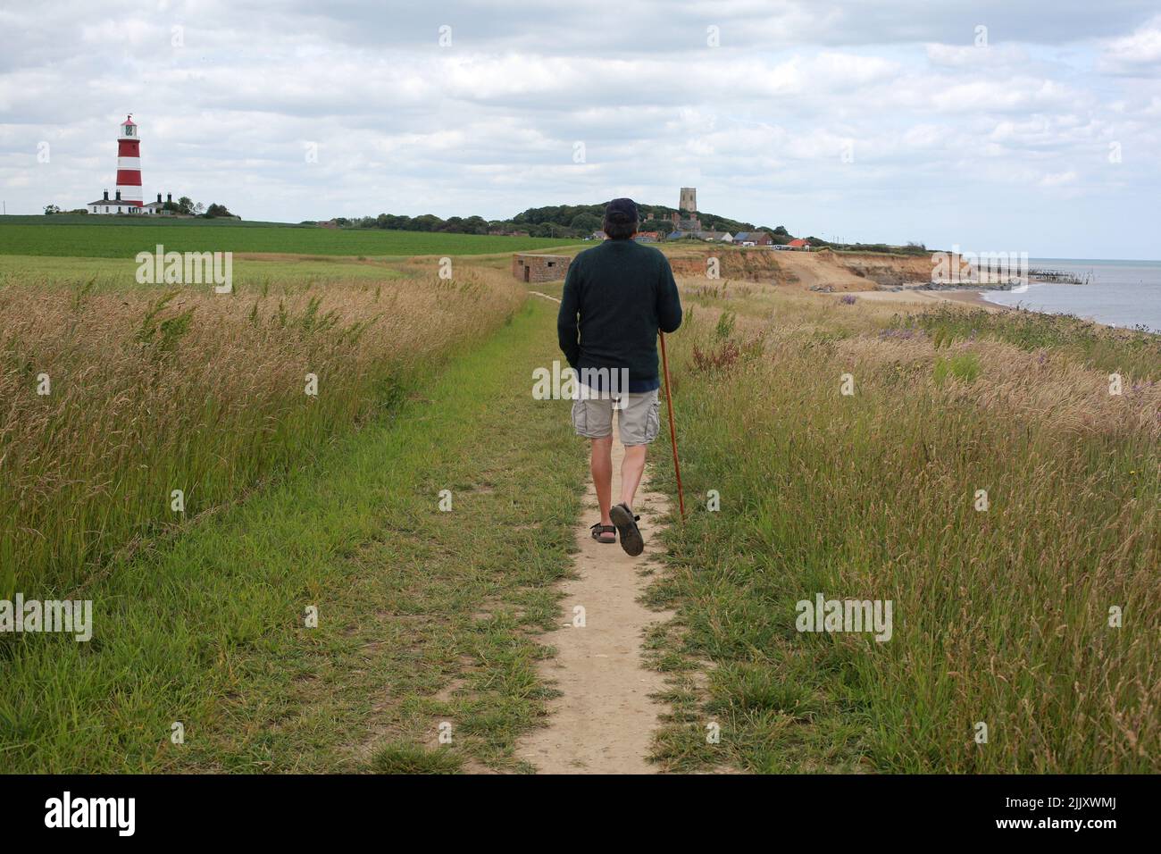 red and white candy striped lighthouse Stock Photo - Alamy