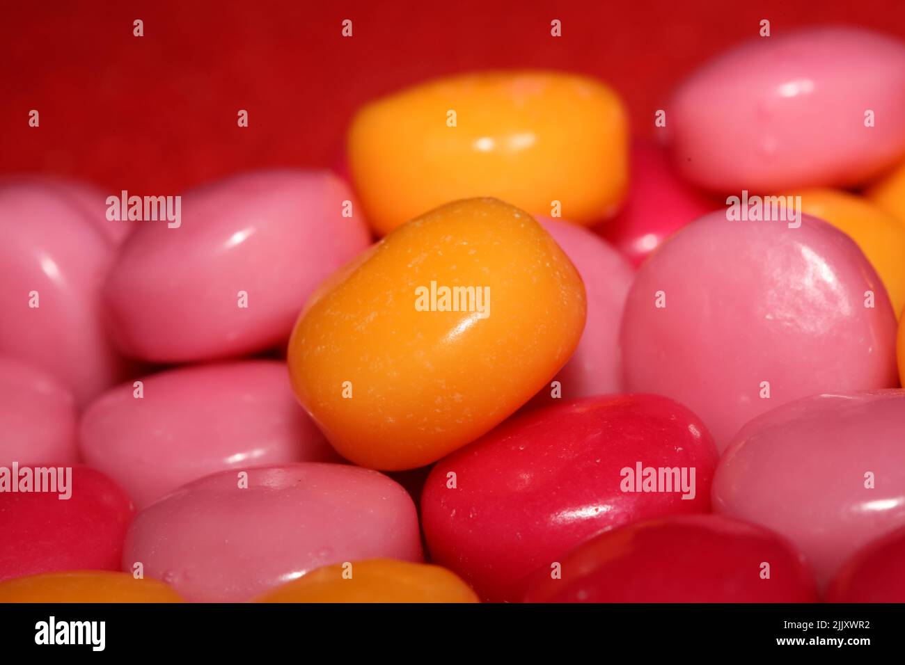 Colorful round kinder bubble gums close up background big size high ...