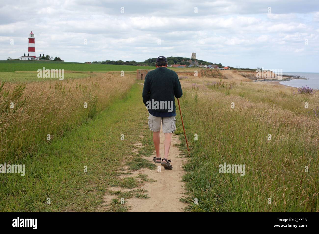 red and white candy striped lighthouse Stock Photo - Alamy