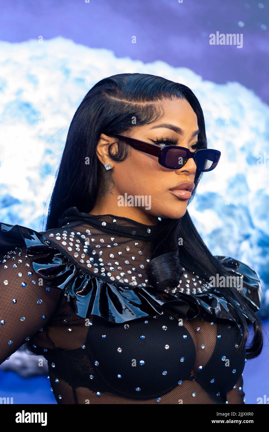 London, UK. 28 July 2022. Singer Stefflon Don attends the UK premiere ...