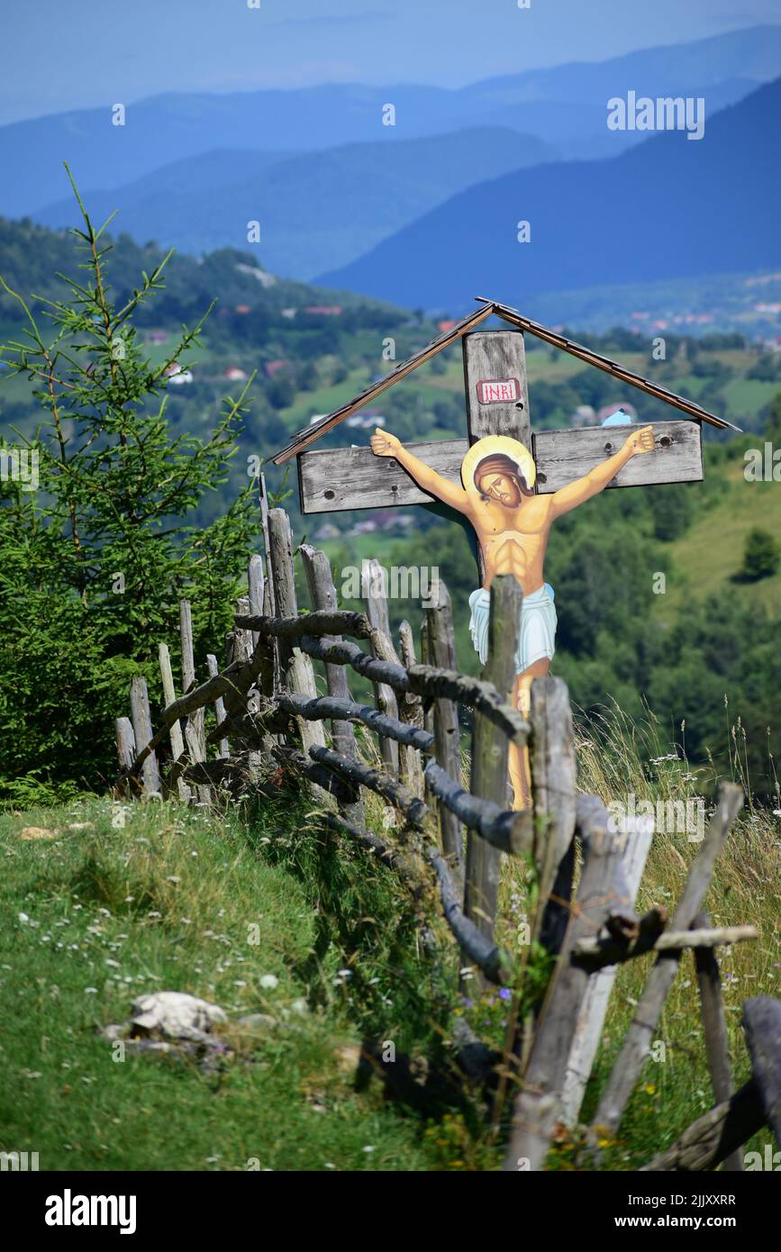 Christ cross wooden hi-res stock photography and images - Alamy