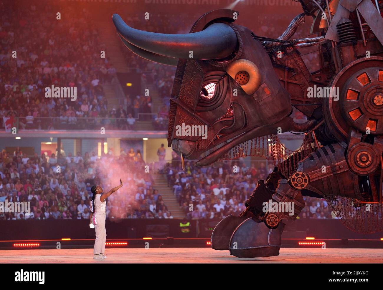 The Women standing up to The Raging Bull during the opening ceremony of ...