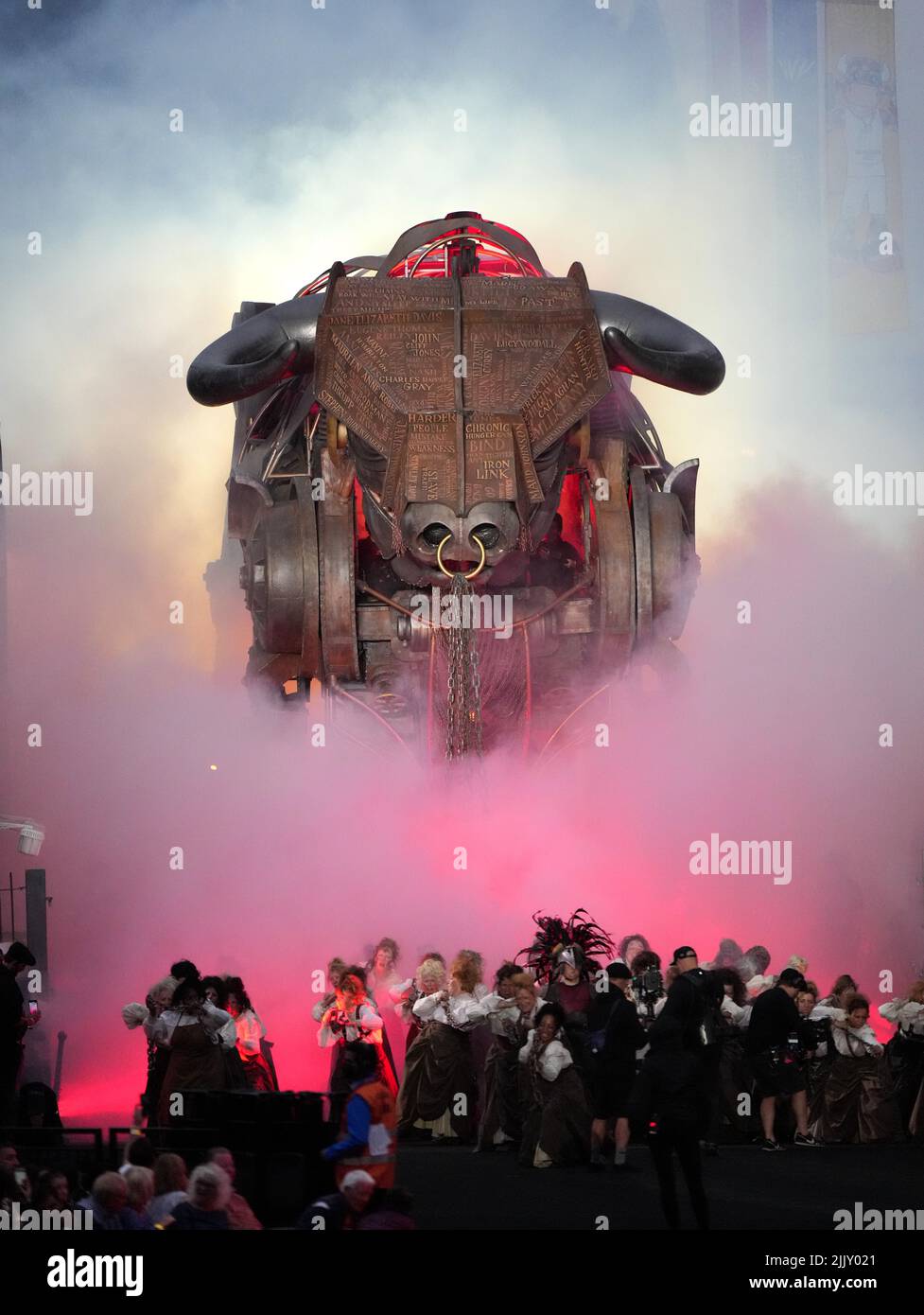The Raging Bull during the opening ceremony of the Birmingham 2022 ...