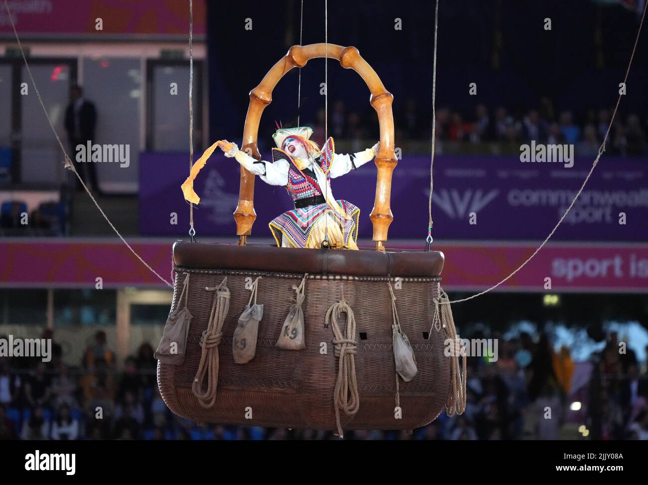 UK Drag artist Ginny Lemon during the opening ceremony of the ...