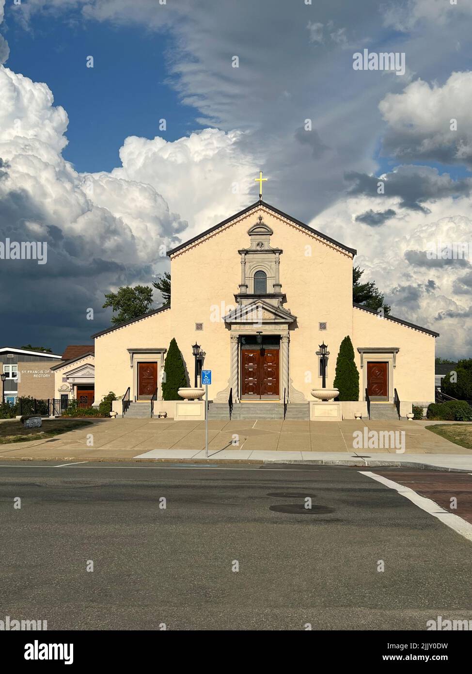 Saint Francis of Assisi Church in Braintree Massachusetts USA Stock ...
