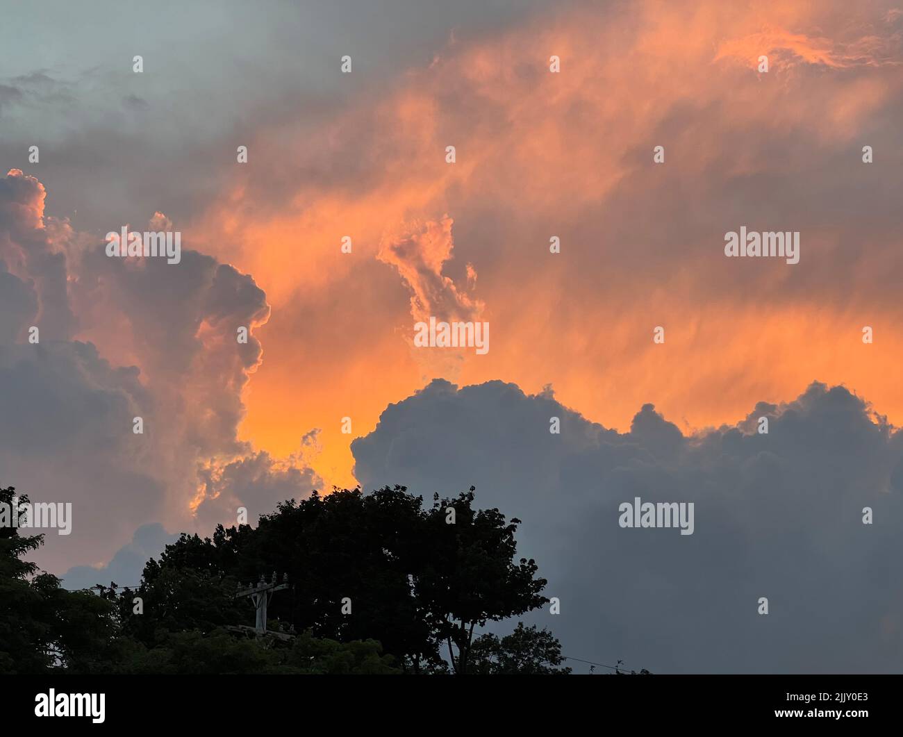 Spectacular evening sky Stock Photo - Alamy