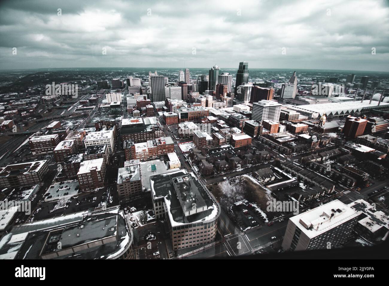 An aerial view of the buildings Stock Photo - Alamy
