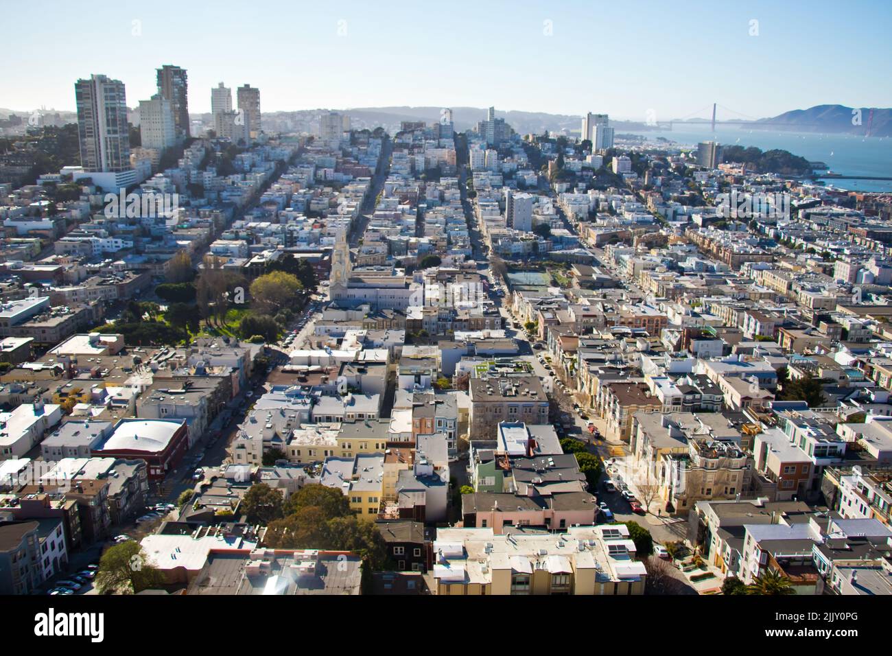 An aerial view of the buildings Stock Photo - Alamy