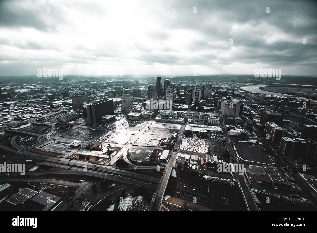 An aerial view of the buildings Stock Photo - Alamy