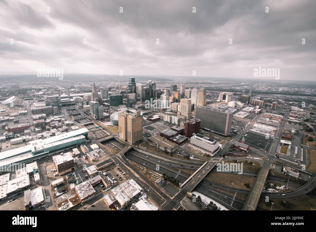 An aerial view of the buildings Stock Photo - Alamy