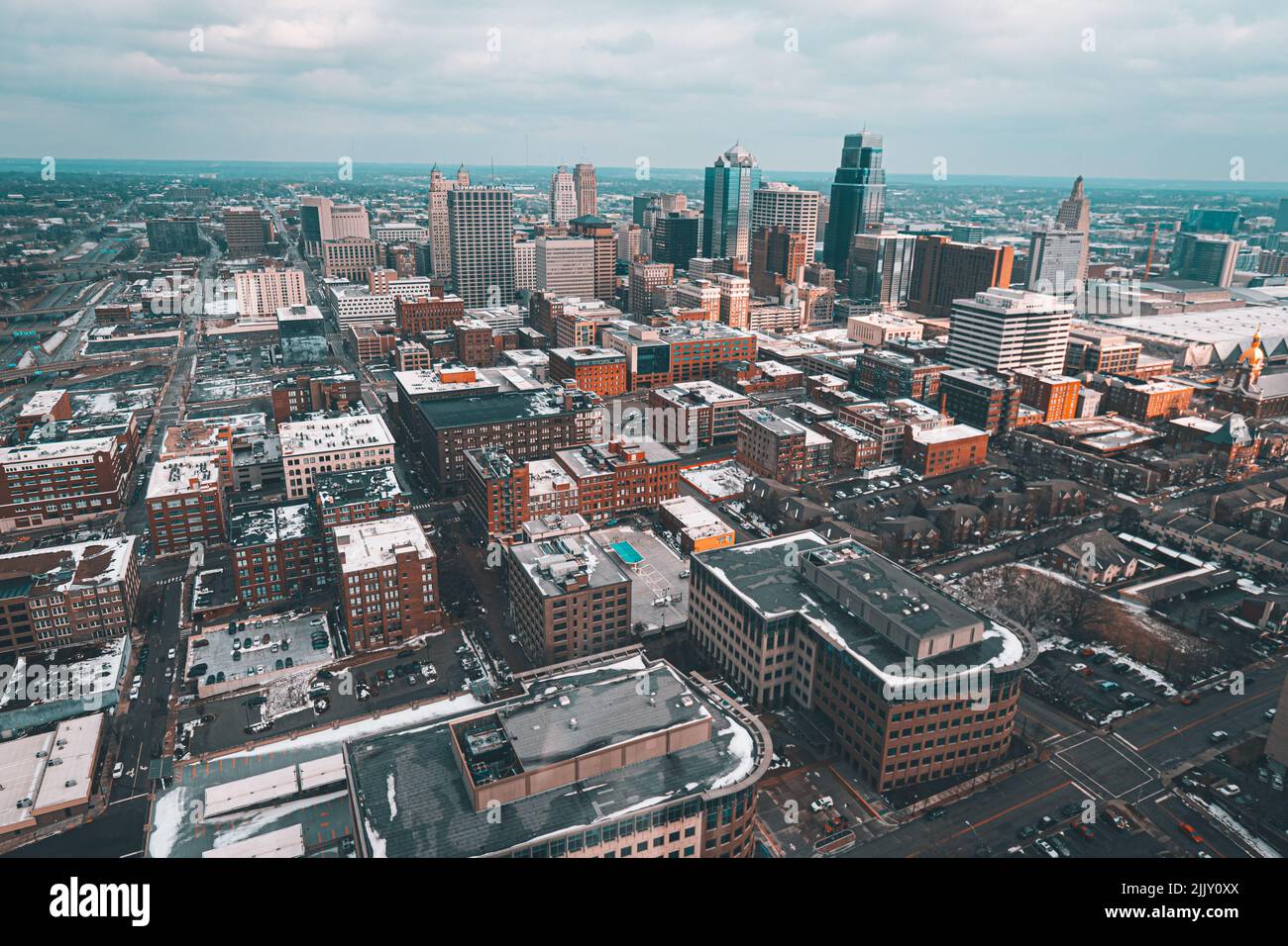 An aerial view of the buildings Stock Photo - Alamy