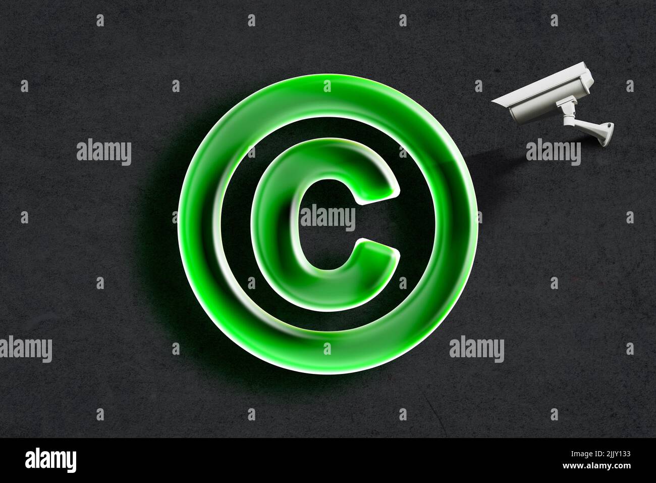 Copyright enforcement concept illustration Stock Photo - Alamy