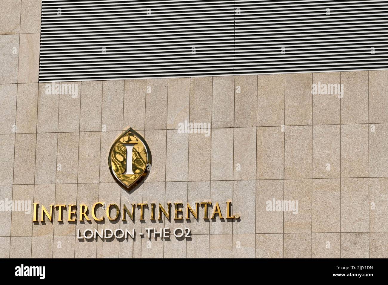 London, England - June 2022: Sign on the outside wall of the ...