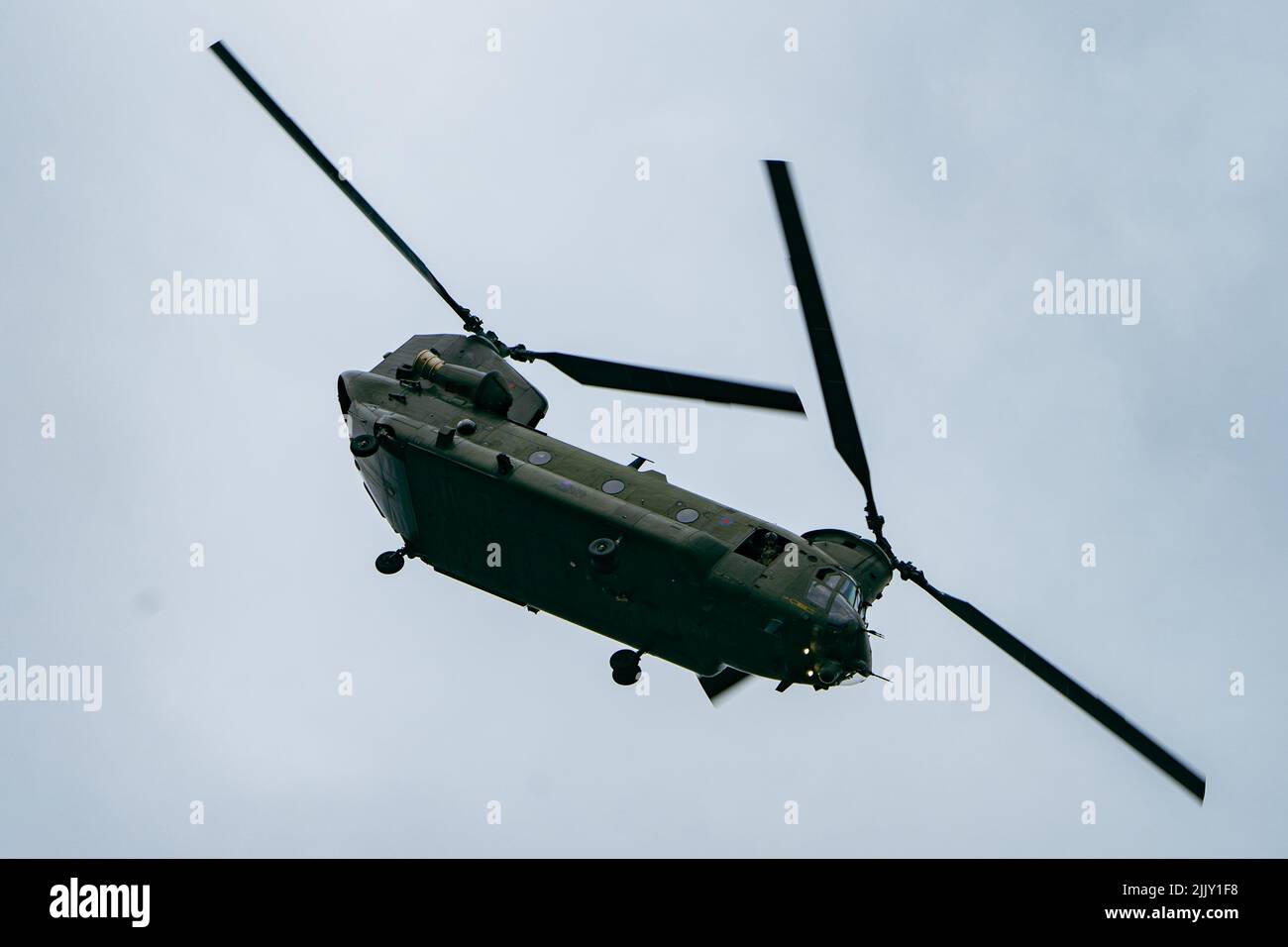 RAF Chinook Farnborough Airshow 2022 Stock Photo - Alamy