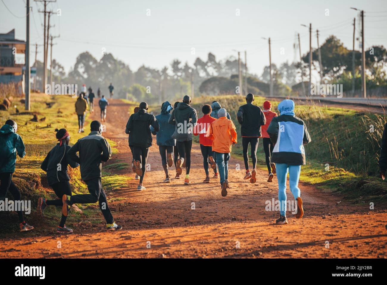 Mature running road hi-res stock photography and images - Alamy