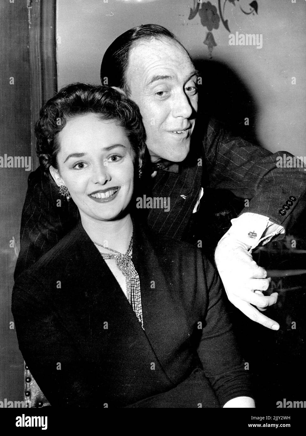 Off The Cuff! -- This evening's picture of Tommy Trinder with the girl ...