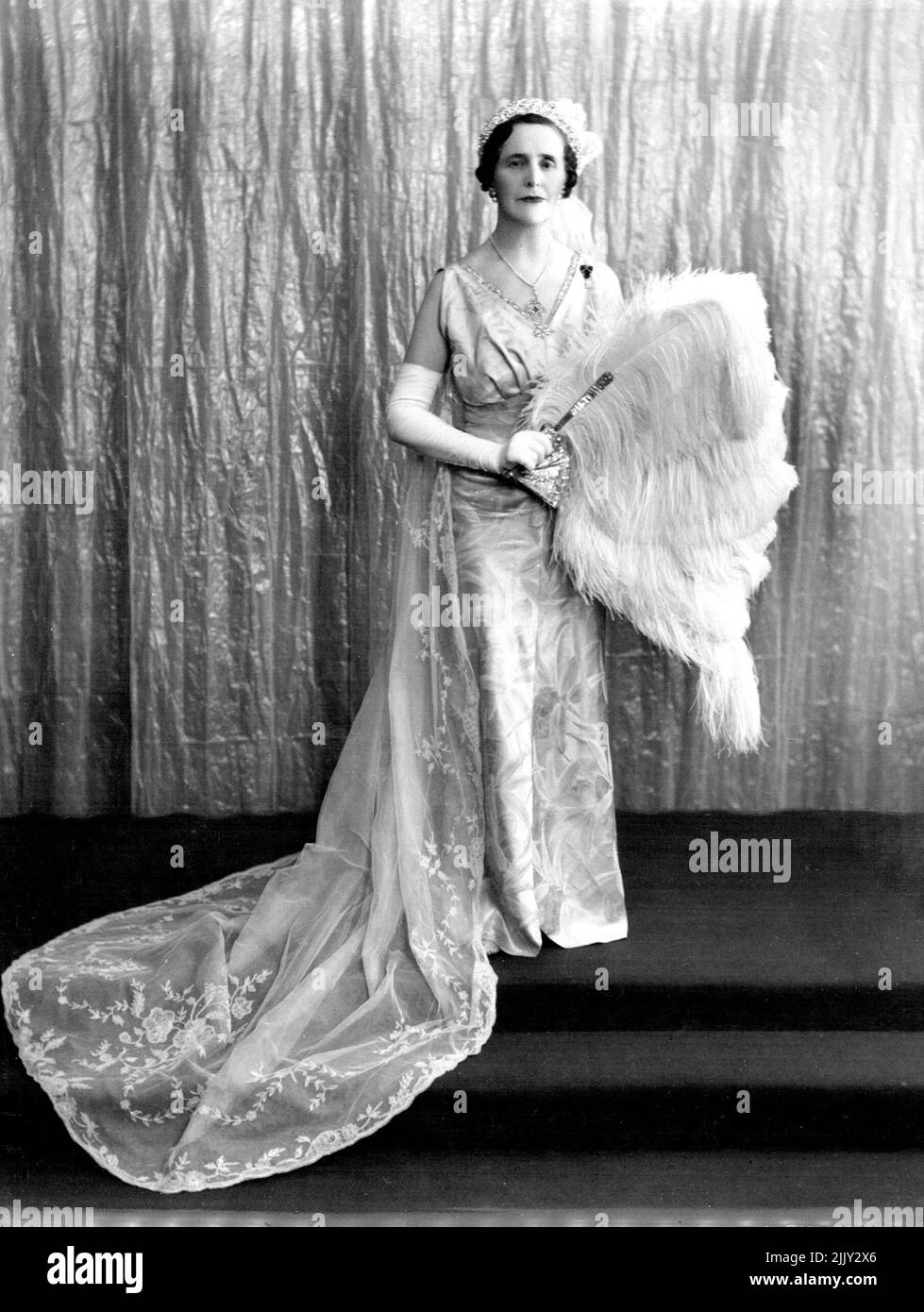 Lady Parkhill. June 25, 1937. (Photo by Hay Wrightson Stock Photo - Alamy