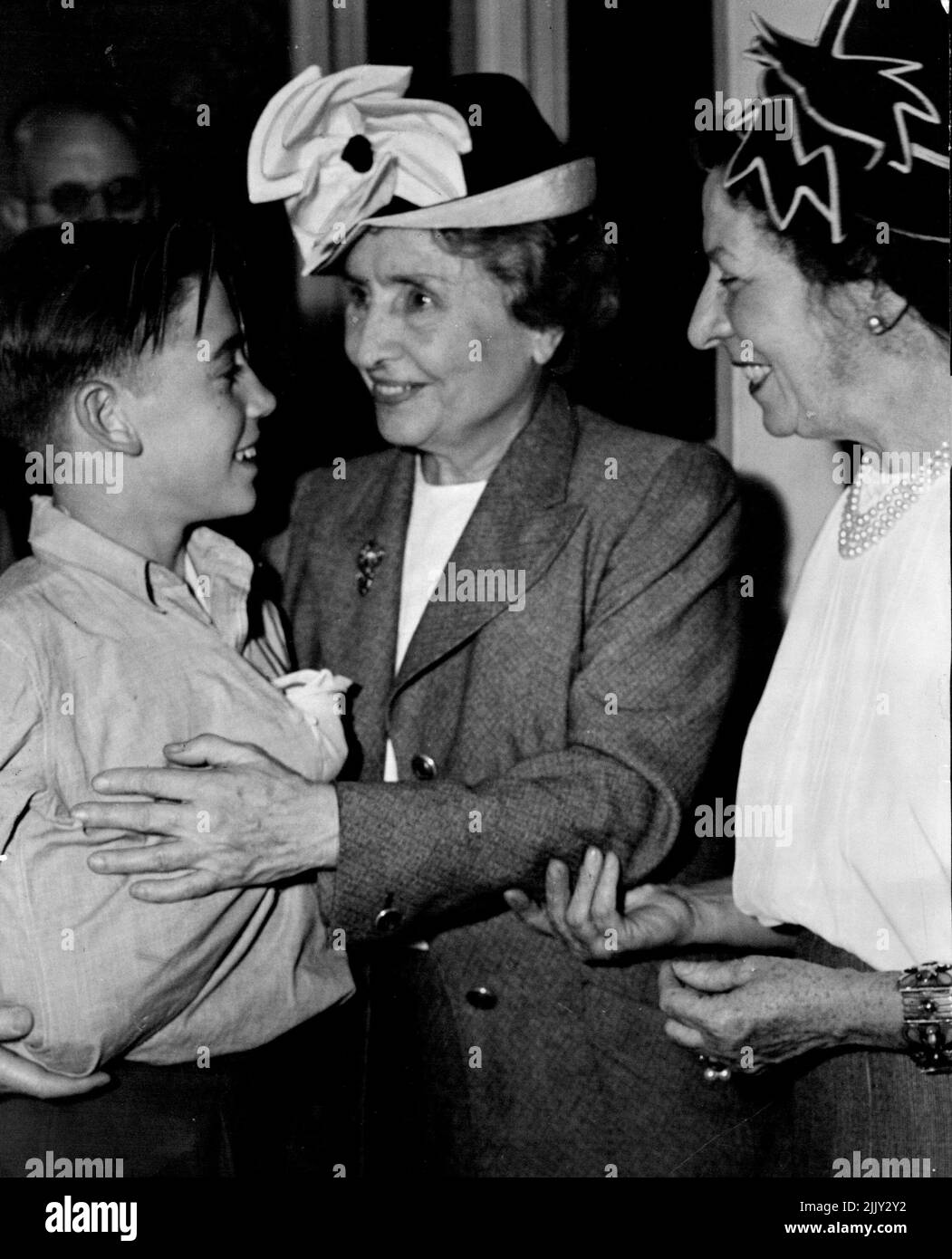 Miss Helen Keller, ***** Thompson. April 2, 1948 Stock Photo - Alamy