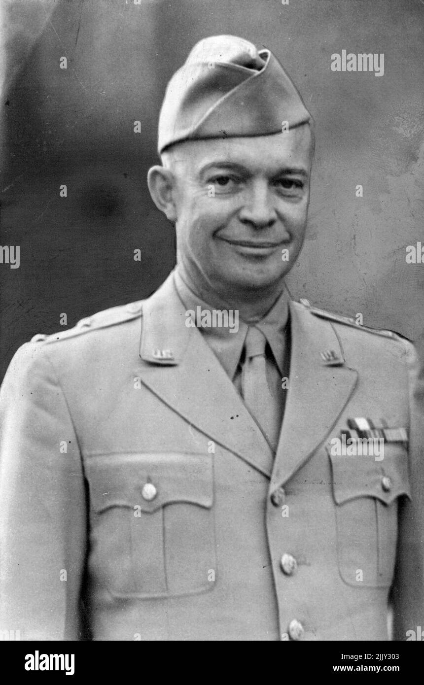 Eisenhower 1943 hi-res stock photography and images - Alamy