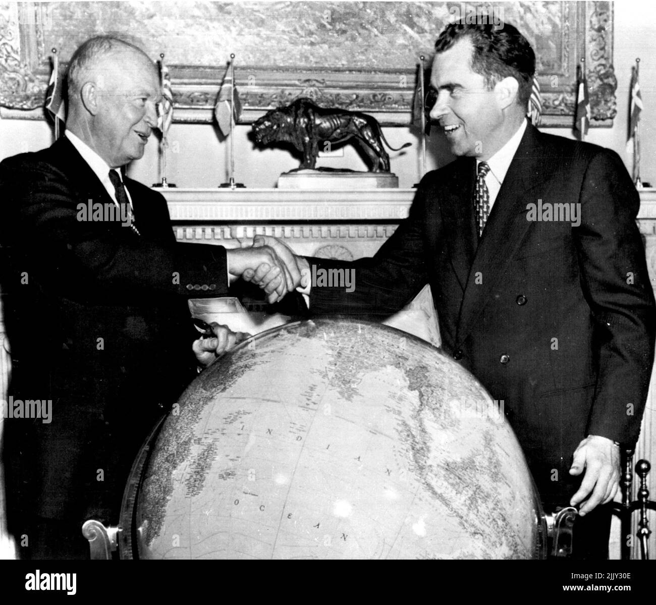 After This Shake, Around The World - President Eisenhower gives Richard ...