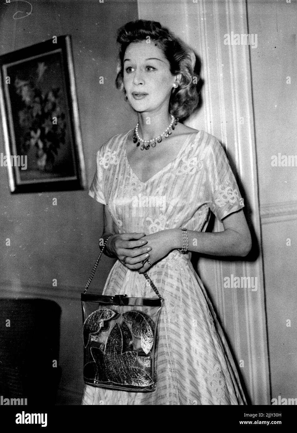 Actress Margaret Leighton at the Spastic Society cocktail party. June ...
