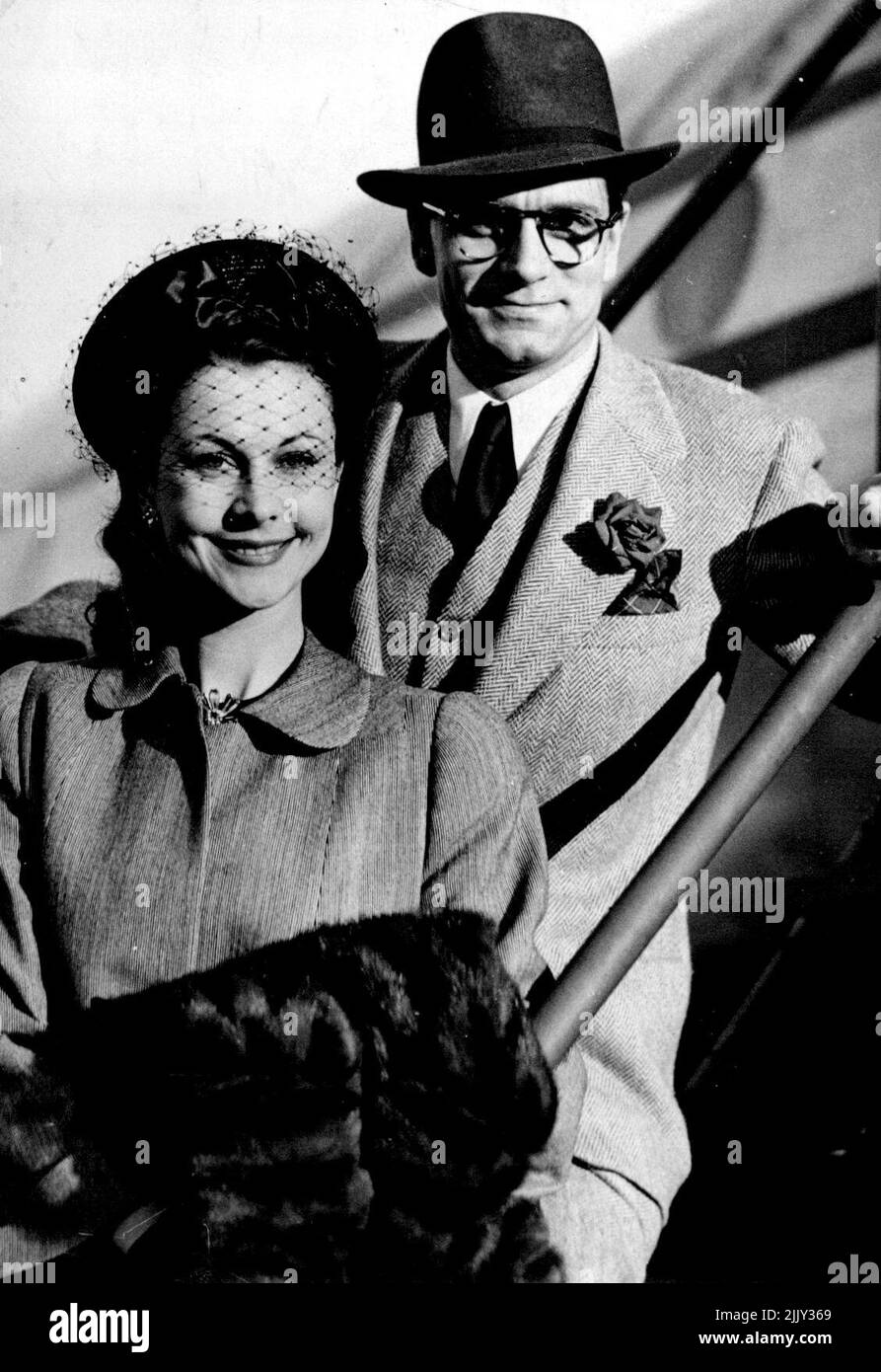 Vivien actress leigh Black and White Stock Photos & Images - Alamy