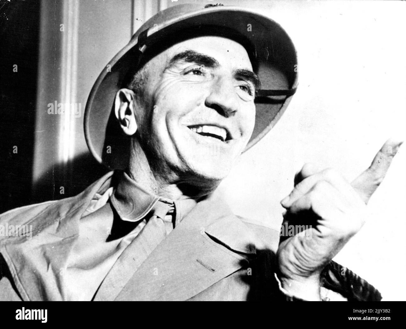 Eddie Rickenbacker And His Smile -- Captain Eddie Rickenbacker flashes ...