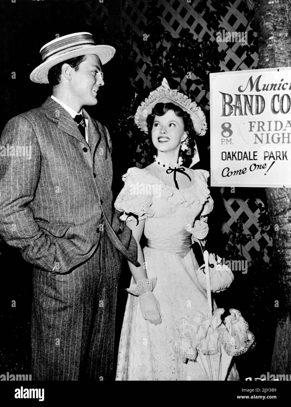 John Agar and Shirley Temple in a scene from their latest film together ...