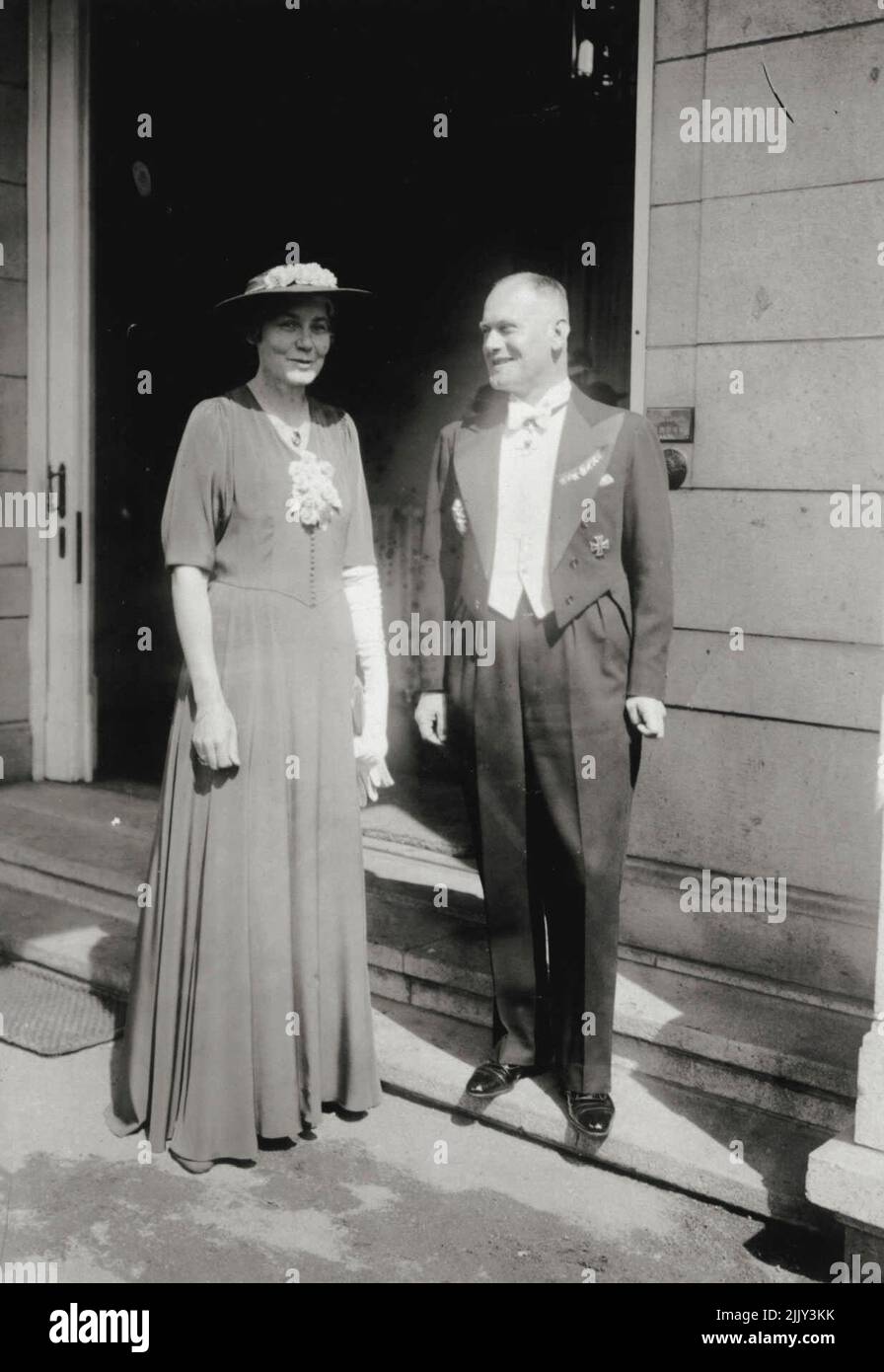 Presents Credentials - The new German ambassador Eugen Ott presented ...