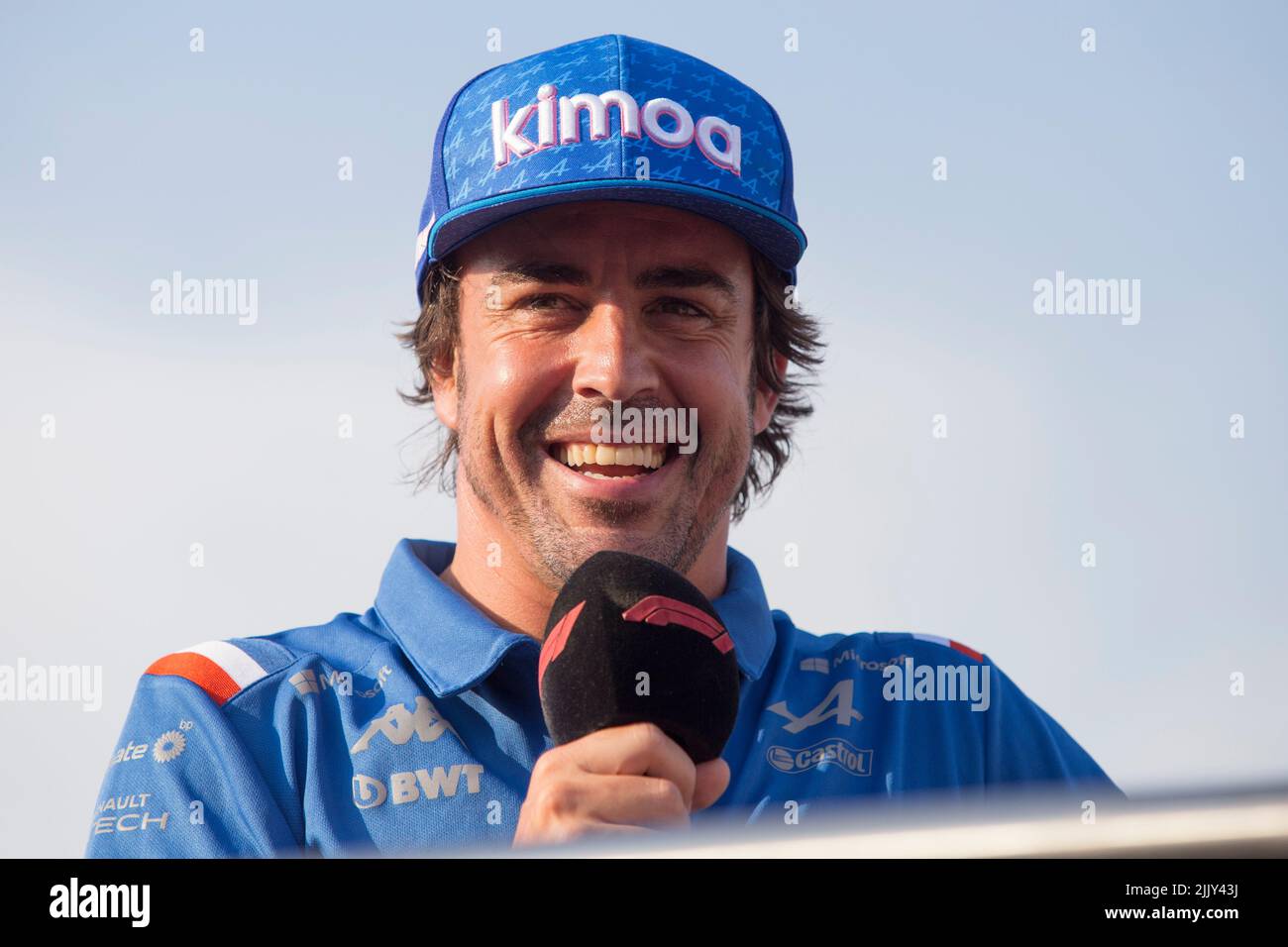 Alonso wearing hat hi-res stock photography and images - Alamy