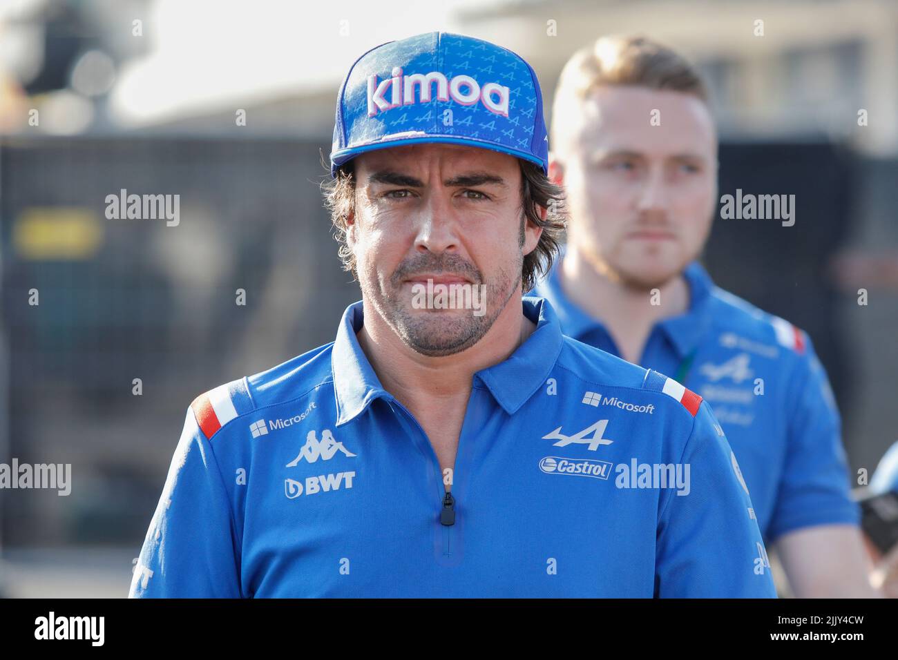 Alonso wearing hat hi-res stock photography and images - Alamy