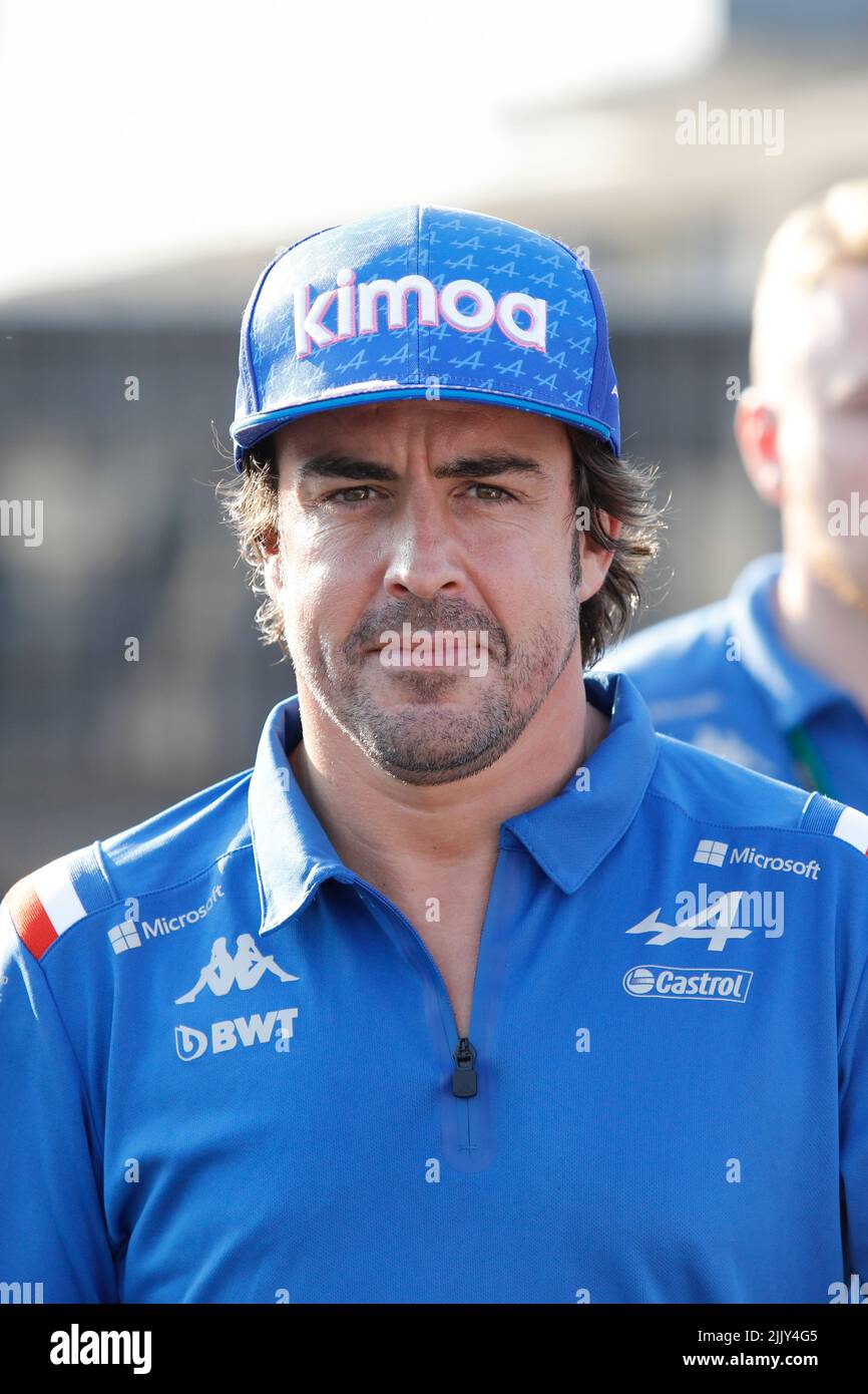 Alonso wearing hat hi-res stock photography and images - Alamy