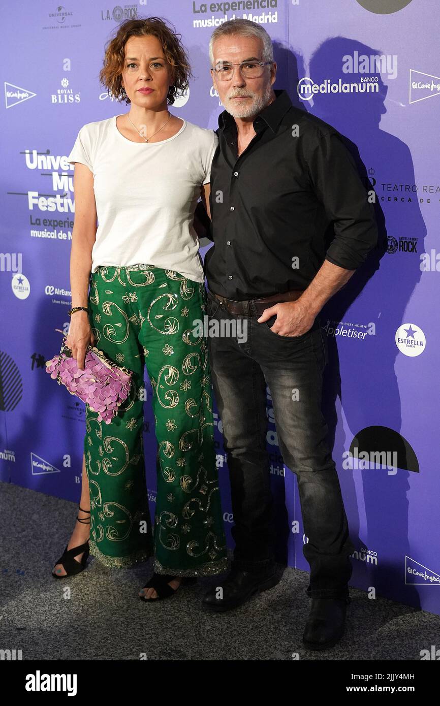 David Canter and Berta Caballero during the photocall of the Iggy Pop ...