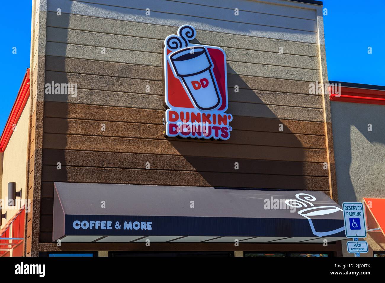 Dunkin donuts corporate logo hi-res stock photography and images - Alamy